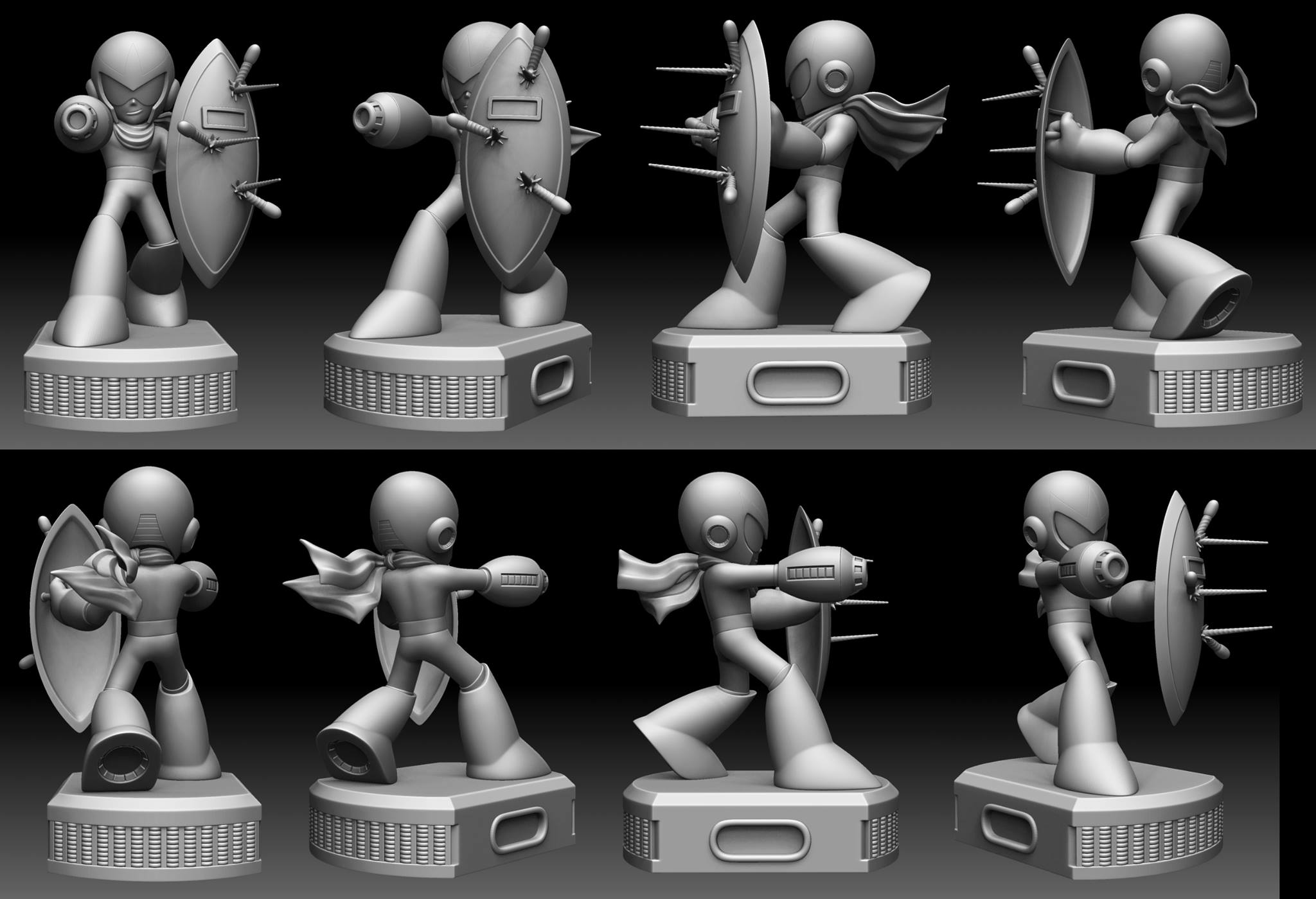 First 4 Figures Shows Off Second Concept Design: Proto Man - The Mega ...
