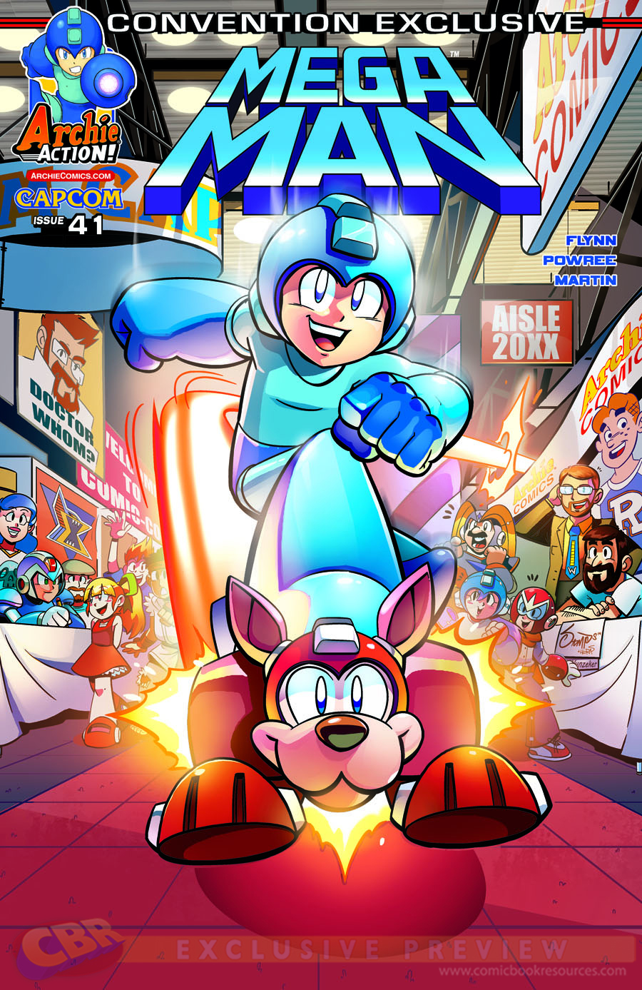 Comic Book Resources Reveals NYCC-Exclusive Mega Man #41 Cover - The ...