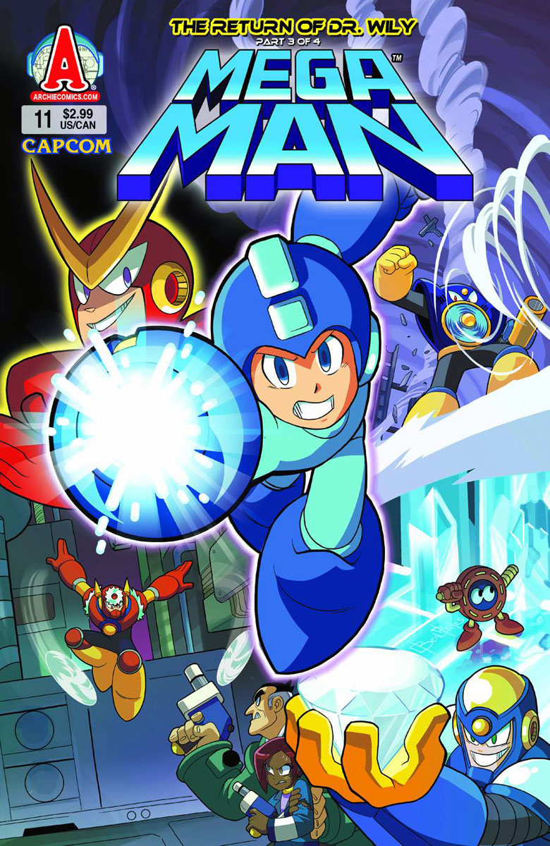Covers and Solicitations for Mega Man #11 and Mega Man Volume 2: Time ...