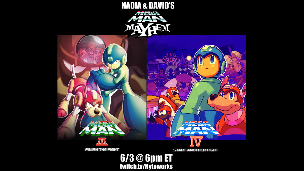 Nadia & David's Mega Man Mayhem: Mega Man 3 & Mega Man 4 - The Mega Man ...